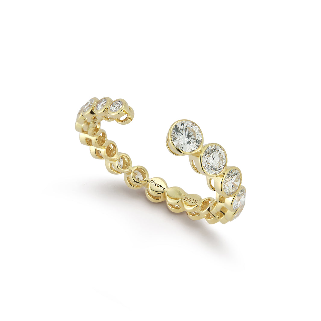 Ondyn Rings – 18K Gold & Diamond Rings with Fluid Movement – ONDYN